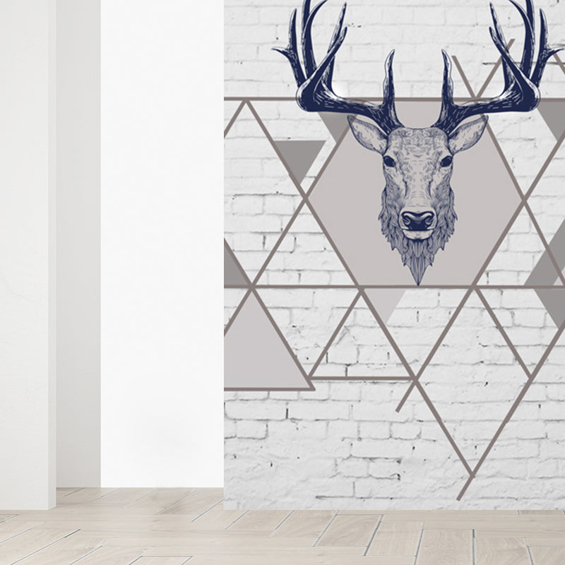 Home Decor Reindeer Mural Decal Customized Contemporary Wall Covering ...