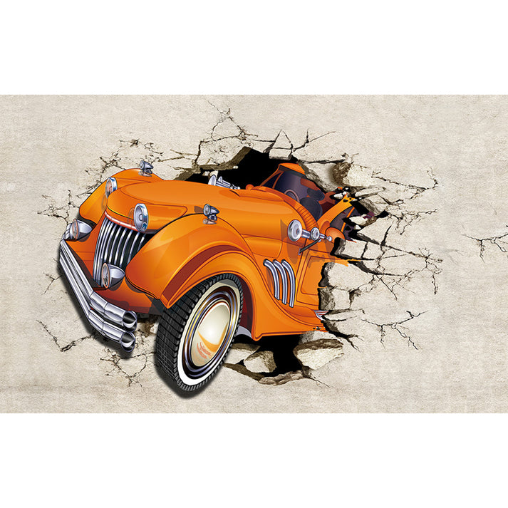 Waterproof Car and Wall Mural Industrial Non-Woven Wall Art, Custom ...