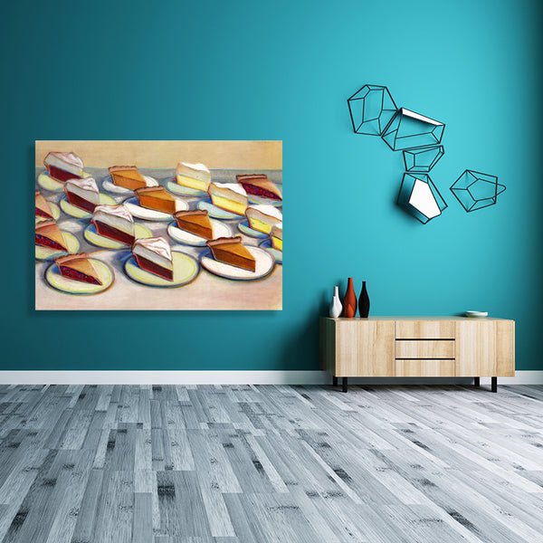 Delicious Cakes Wall Decor Textured Traditional Style for Girls Bedroom ...