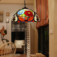 3 Bulbs Bloom Ceiling Lamp Victorian Red/Yellow/Red-Yellow-Blue-Green ...