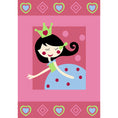 Cute Cartoon Character Pattern Rug Pink Kids Rug Polyester Washable Pet ...