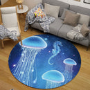 Cute Cartoon Character Pattern Rug Pink Kids Rug Polyester Washable Pet ...