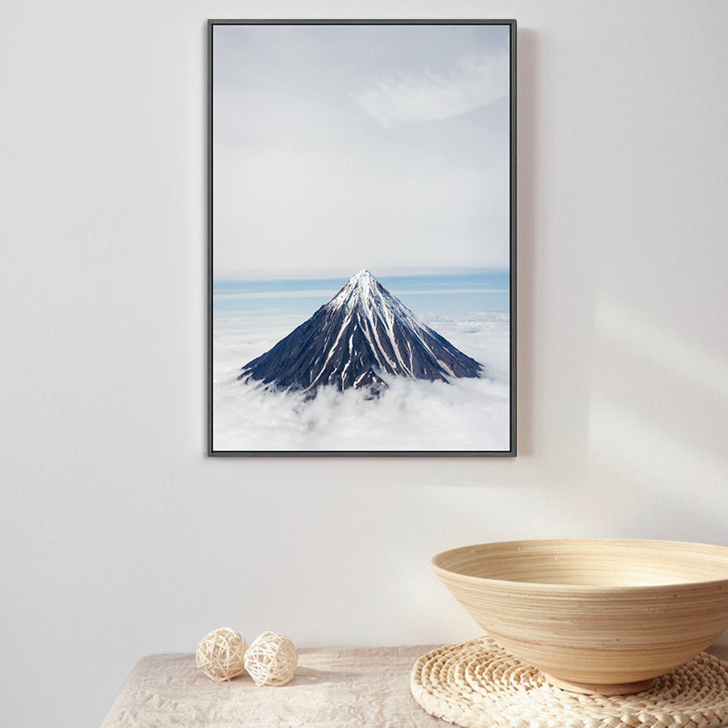 Light Color Natural Landscape Canvas Modern Textured Wall Art Decor for ...