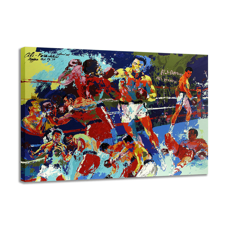 Impressionism Boxing Canvas Art for Bedroom Oil Painting Wall Decor ...