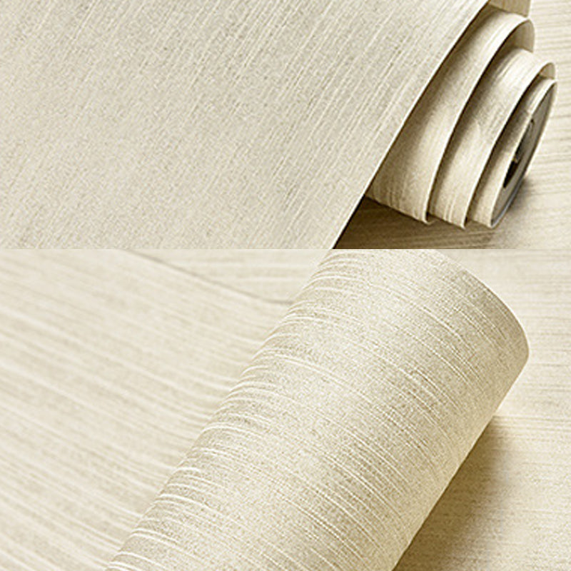 Non-Woven Wall Decor Simple Non-Pasted Textured Wallpaper Roll, 31-foot ...
