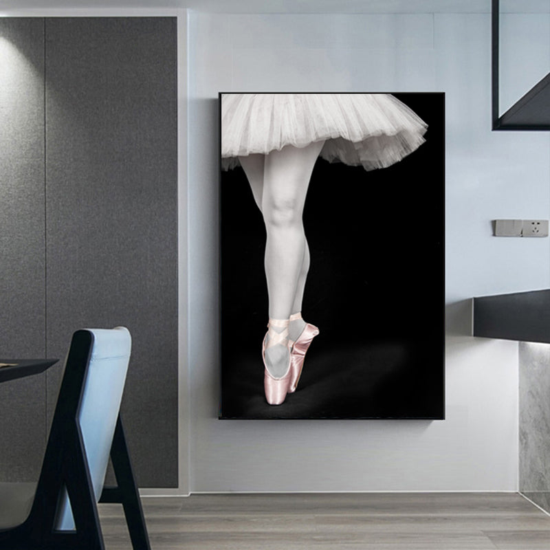 Photo Ballet Maiden Wrapped Canvas Glam Stylish Textured Wall Art Print ...