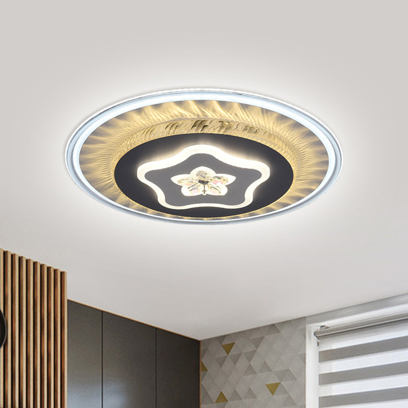 Grey Star/Loving Heart Ceiling Lamp Modern LED Acrylic Flush Mount ...