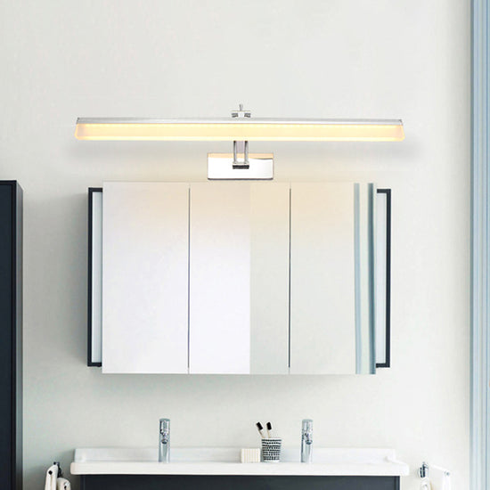 Acrylic Elongated Wall Vanity Light Contemporary LED Wall Lighting in ...