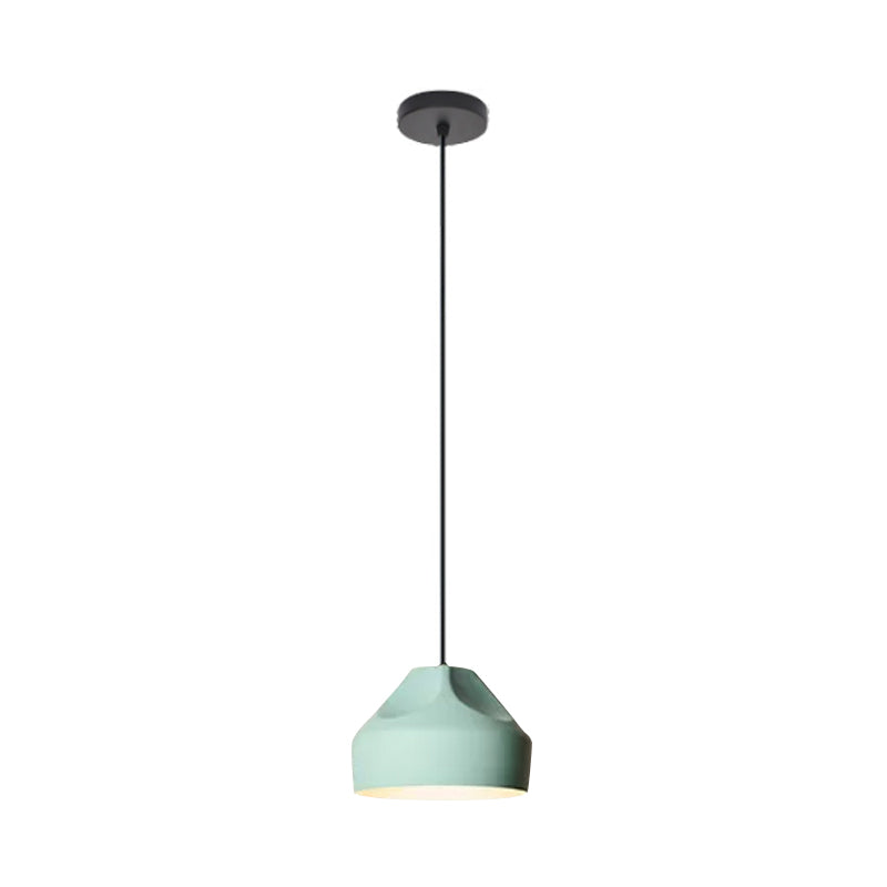 1-Light Bakery Ceiling Pendant Macaron Black/Yellow/Green Hanging Light ...
