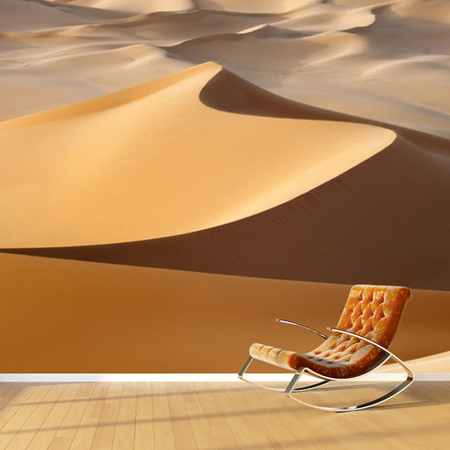 Sand Dunes Scenery Mural Wallpaper Contemporary Waterproof Living Room ...