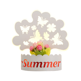 Cartoon Pattern Living Room Sconce Light Acrylic Decorative LED Wall ...