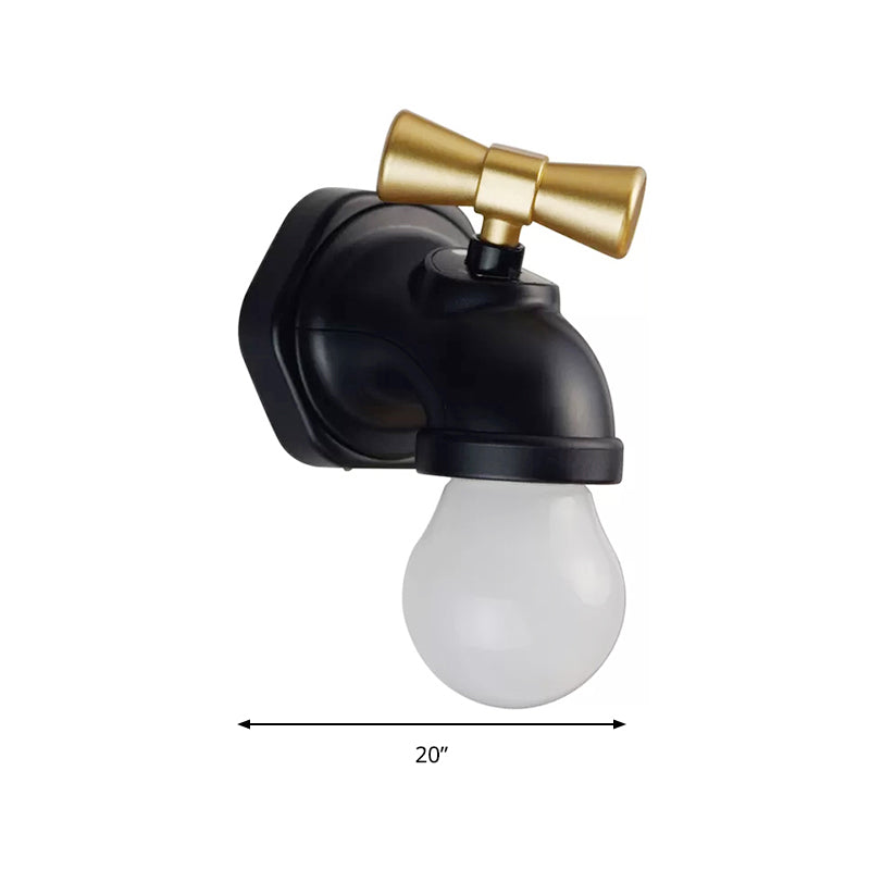 Faucet Kid Bedroom Wall Sconce Metal One Light Modern Lovely Wall Lamp ...