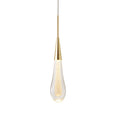 Stylish Modern Drop Shaped Pendant Clear Crystal 1 Light Dining Room ...
