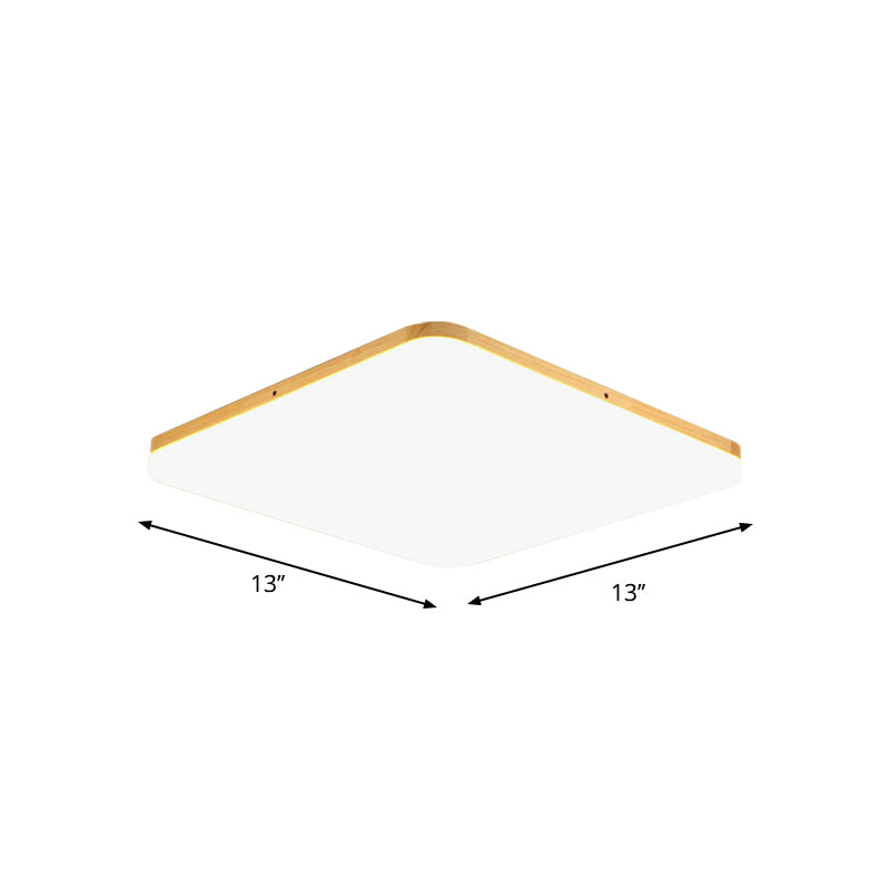 Thinnest Square/Rectangle Ceiling Light Simple Acrylic Living Room LED ...