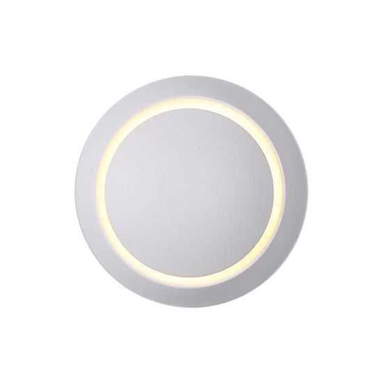 Moveable Moon Wall Light Nordic Metal Black/White/Pink LED Flush Mount ...