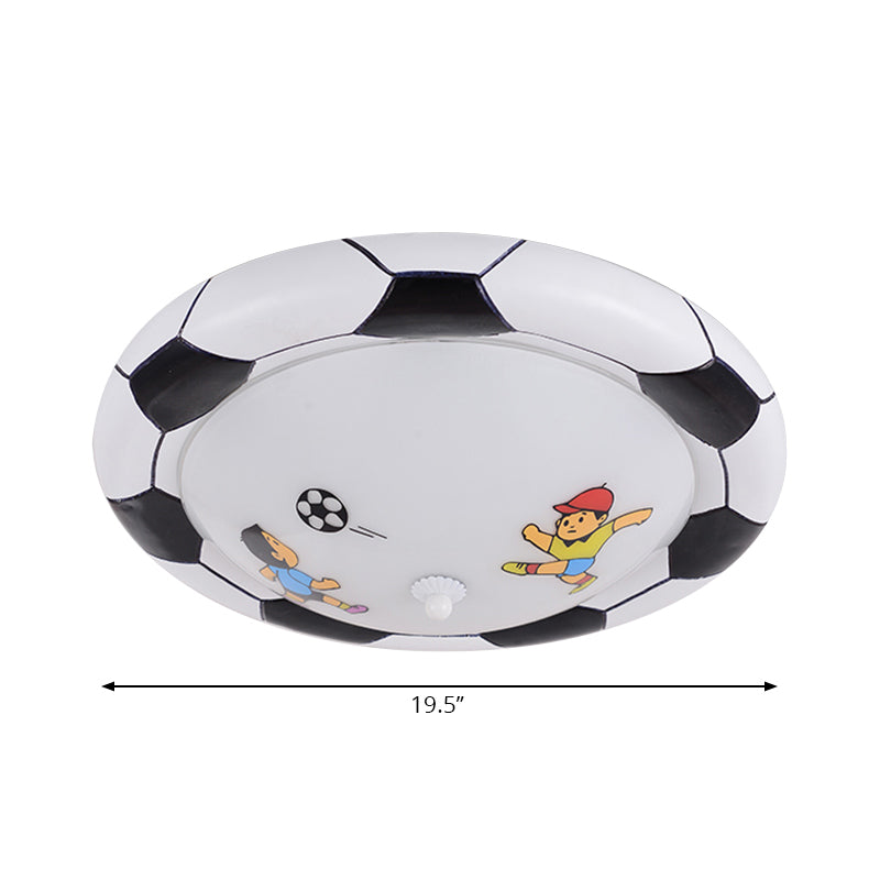 Soccer Ball Bedroom Ceiling Light Fixture Acrylic Chic Modern Ceiling ...
