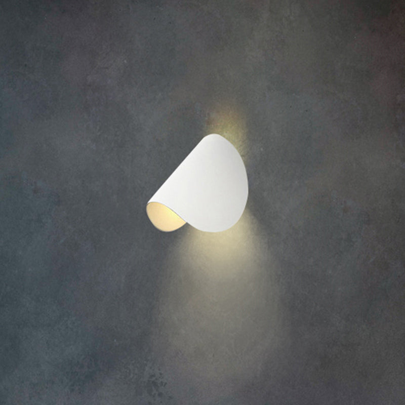 Simple LED Wall Lamp Sconce Folded Wall Mount Light Fixture with Metal ...