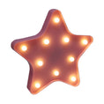 Star Night Stand Light Modern Plastic Battery Operated LED Wall Night ...