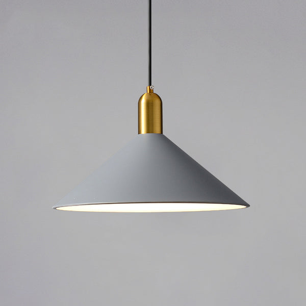 Metal Conical Drop Lamp Industrial 1 Head Dining Room Pendant Lighting ...