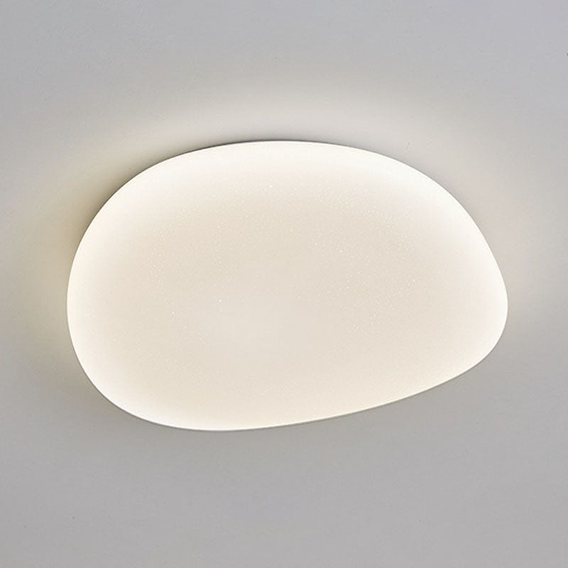 Pebble Stone Bedroom LED Flush Mount Acrylic Modern Flushmount Ceiling ...
