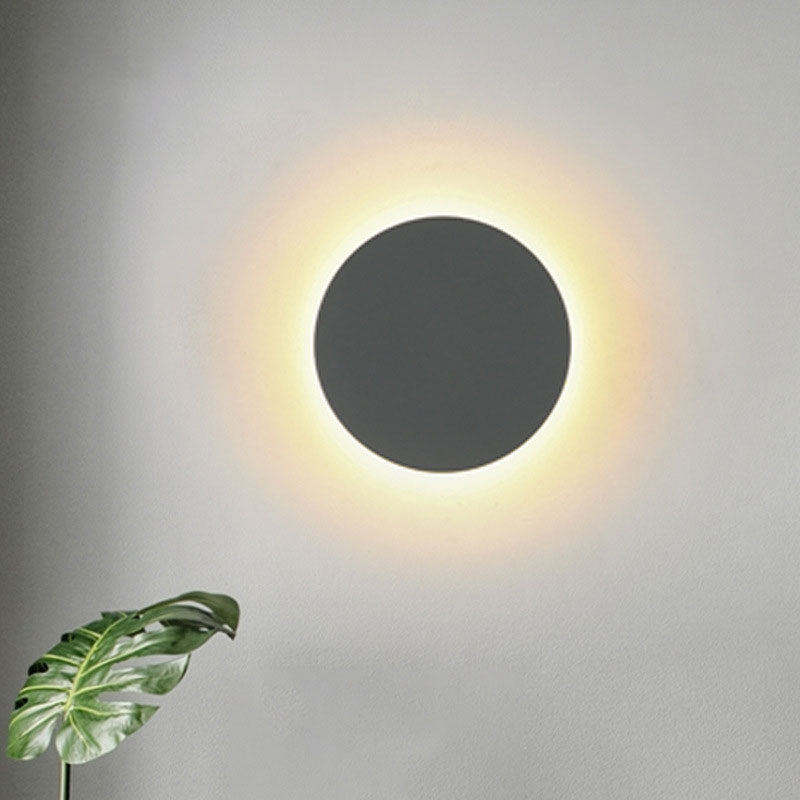 Geometric Courtyard LED Wall Mounted Light Aluminum Simplicity Wall ...