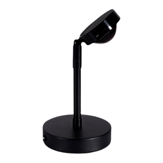 Aluminum Sunset Glow USB Plug Table Lighting Contemporary LED Spotlight ...