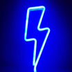 Lightning Bolt LED Table Lighting Artistic Rubber Bedroom Battery ...