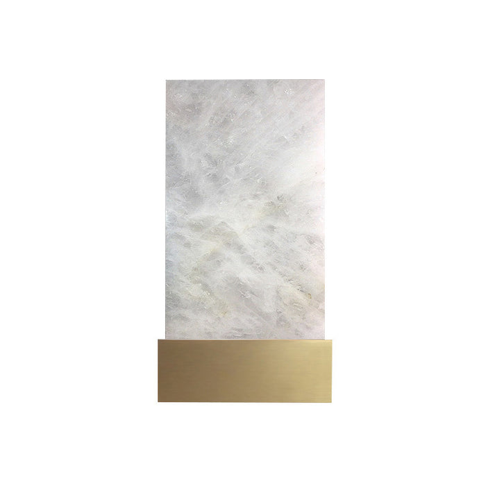 Nordic Style Rectangle Shade Wall Sconce Mica Single Living Room Wall ...