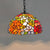 Tiffany-Style Dome Ceiling Light 1-Light Stained Glass Hanging Pendant ...
