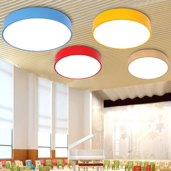 Acrylic Round LED Flush Mount Childrens Flushmount Ceiling Light for ...