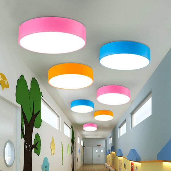 Acrylic Round LED Flush Mount Childrens Flushmount Ceiling Light for ...