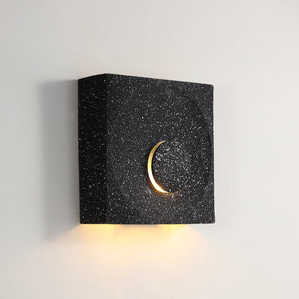 Nordic Style Square Shaped LED Wall Sconce Light Cement Bedroom Wall ...