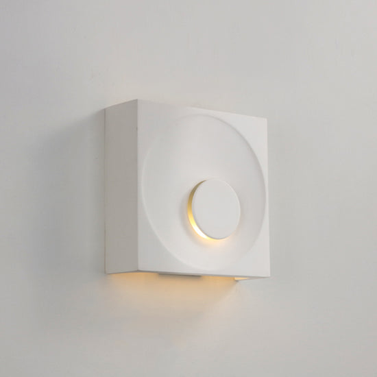 Nordic Style Square Shaped LED Wall Sconce Light Cement Bedroom Wall ...