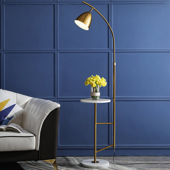 Bell Standing Light Simplicity Metal Single Living Room Floor Lamp with ...