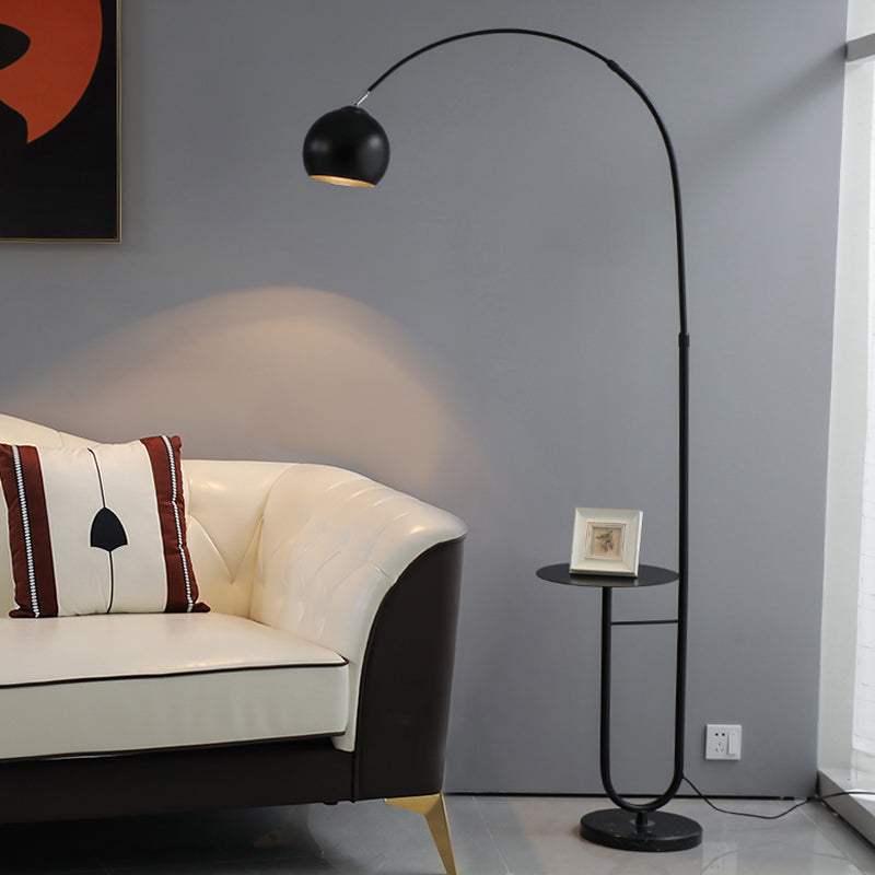 Fishing Rod Living Room Floor Lamp Metal Single Minimalistic Standing ...