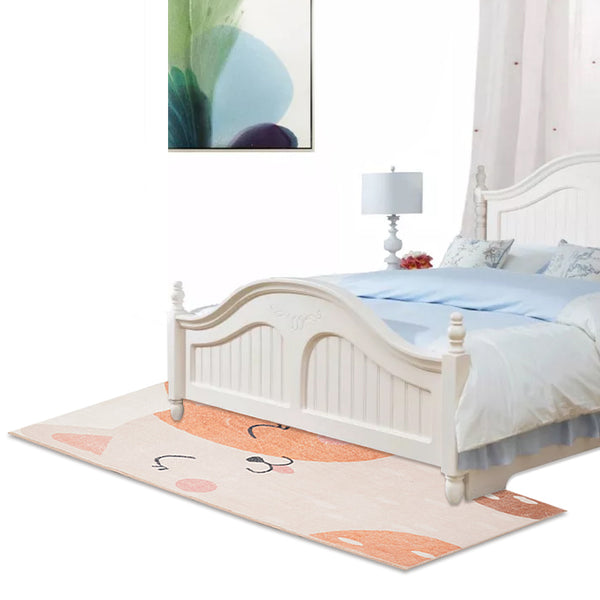 Designer Childrens Room Rug Multi Colored Cartoon Animal Patterned ...