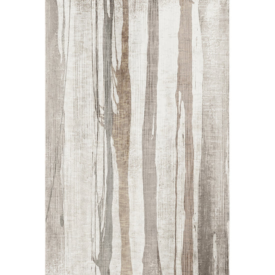 Beige Abstract Printed Rug Synthetics Contemporary Carpet Washable Non ...