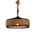 Hemp Rope Yurt Hanging Light Rustic 1 Bulb Restaurant Pendant Light ...