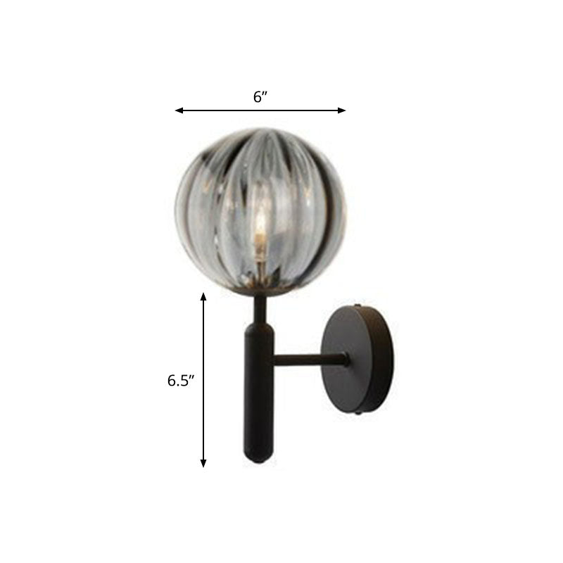 Glass Ball Mini Wall Light Kit Postmodern Single-Bulb Sconce Lighting ...
