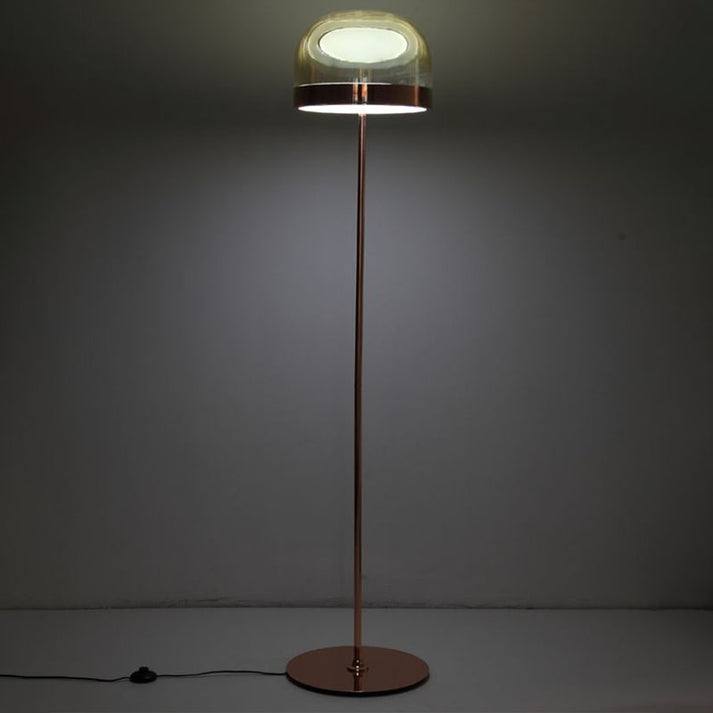 Equator Floor Lamp Designer Bowl Glass Living Room LED Standing Light ...