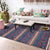 Multicolored Geometric Pattern Rug Polypropylene Retro Area Carpet Anti ...
