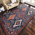 Multicolored Geometric Pattern Rug Polypropylene Retro Area Carpet Anti ...