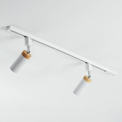 Tubular Ceiling Track Light Modern Metal Spotlight Semi Mount Lighting ...