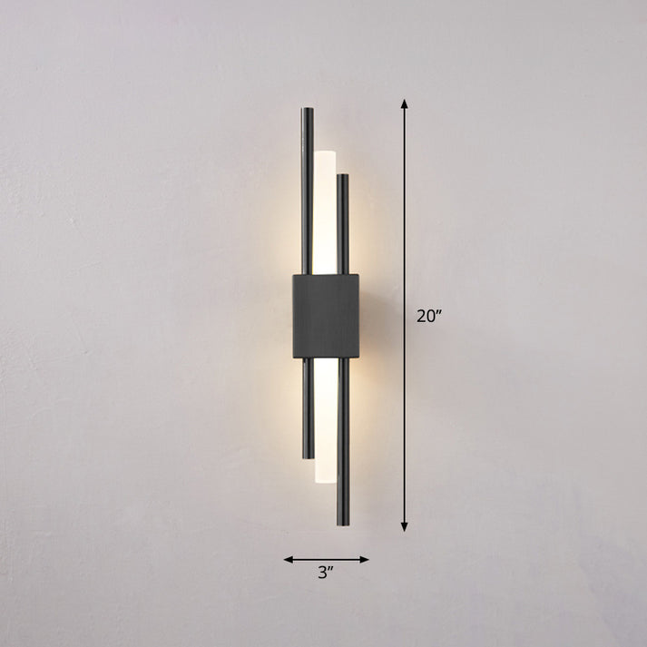 Postmodern Style Rod Shaped Wall Light Acrylic Stairway LED Sconce ...