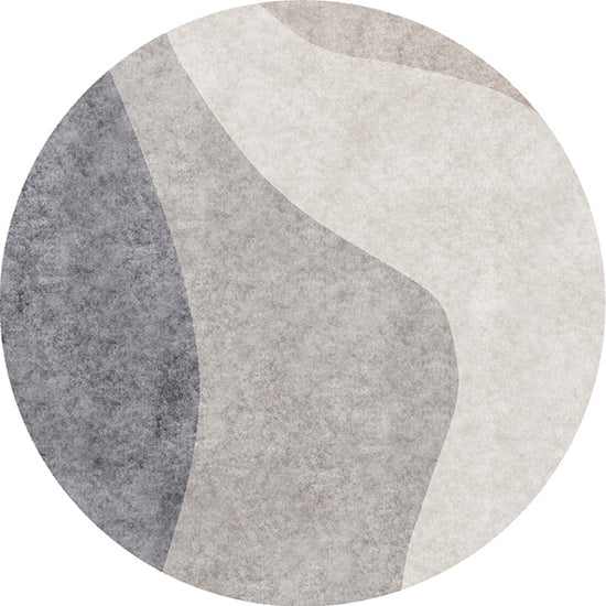 Comfort Colorblock Rug Multi-Colored Polyster Indoor Rug Anti-Slip ...