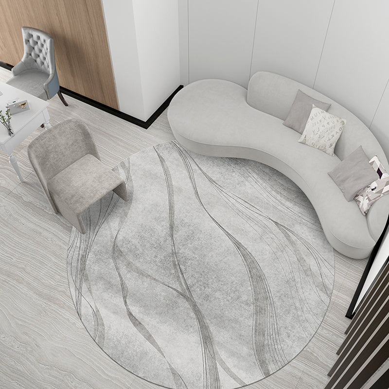 Comfort Colorblock Rug Multi-Colored Polyster Indoor Rug Anti-Slip ...