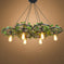 Wheel Shaped Pendulum Light Industrial Metal Commercial Pendant ...