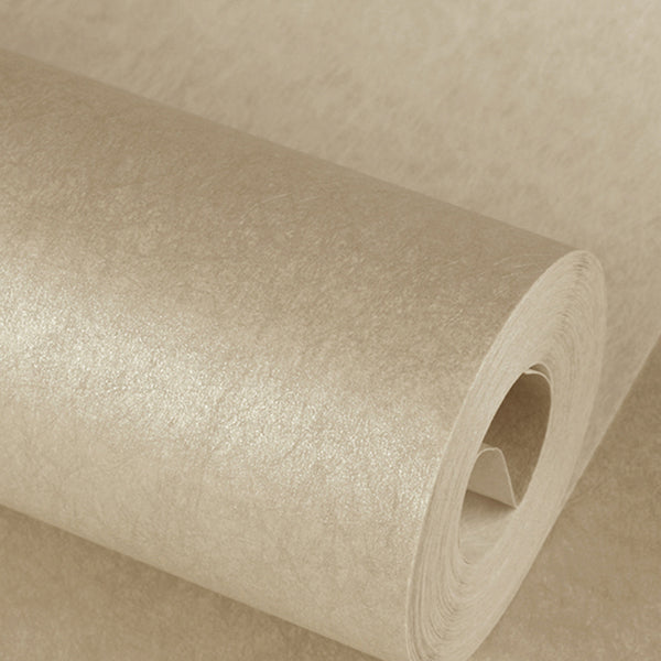 Modern Style Wallpaper Roll Solid Color Pattern Stain Resistant Wall ...