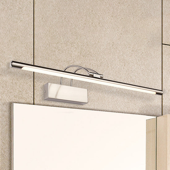 Simple Style Tube Vanity Wall Light Metal 18"/21.5" W LED Bathroom Wall ...