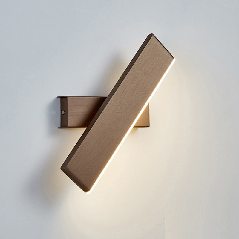 Swivelable Bar Shaped Wall Light Modern Aluminum LED Wall Light Sconce ...